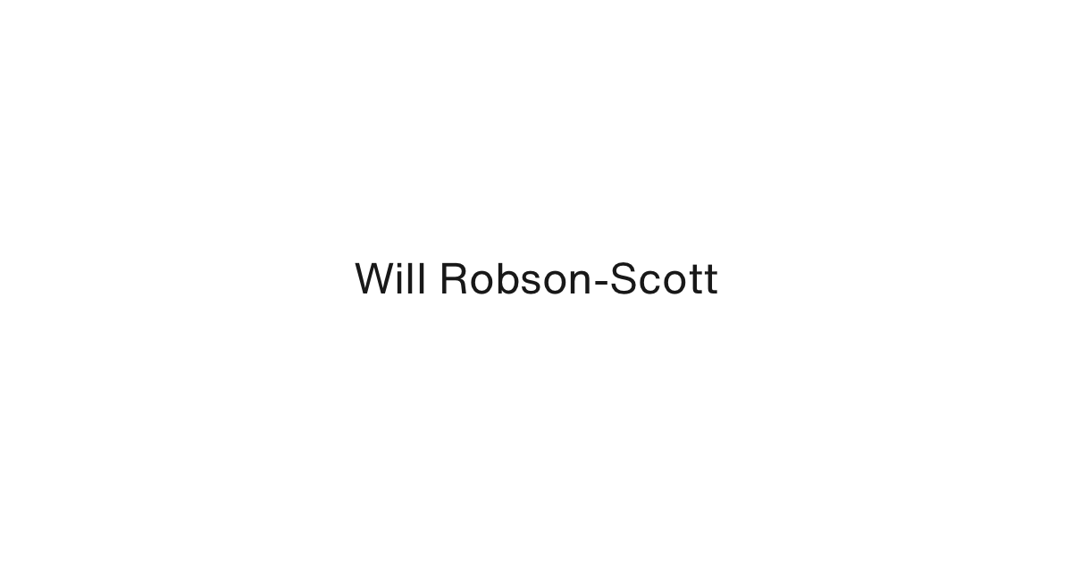 Will Robson-Scott